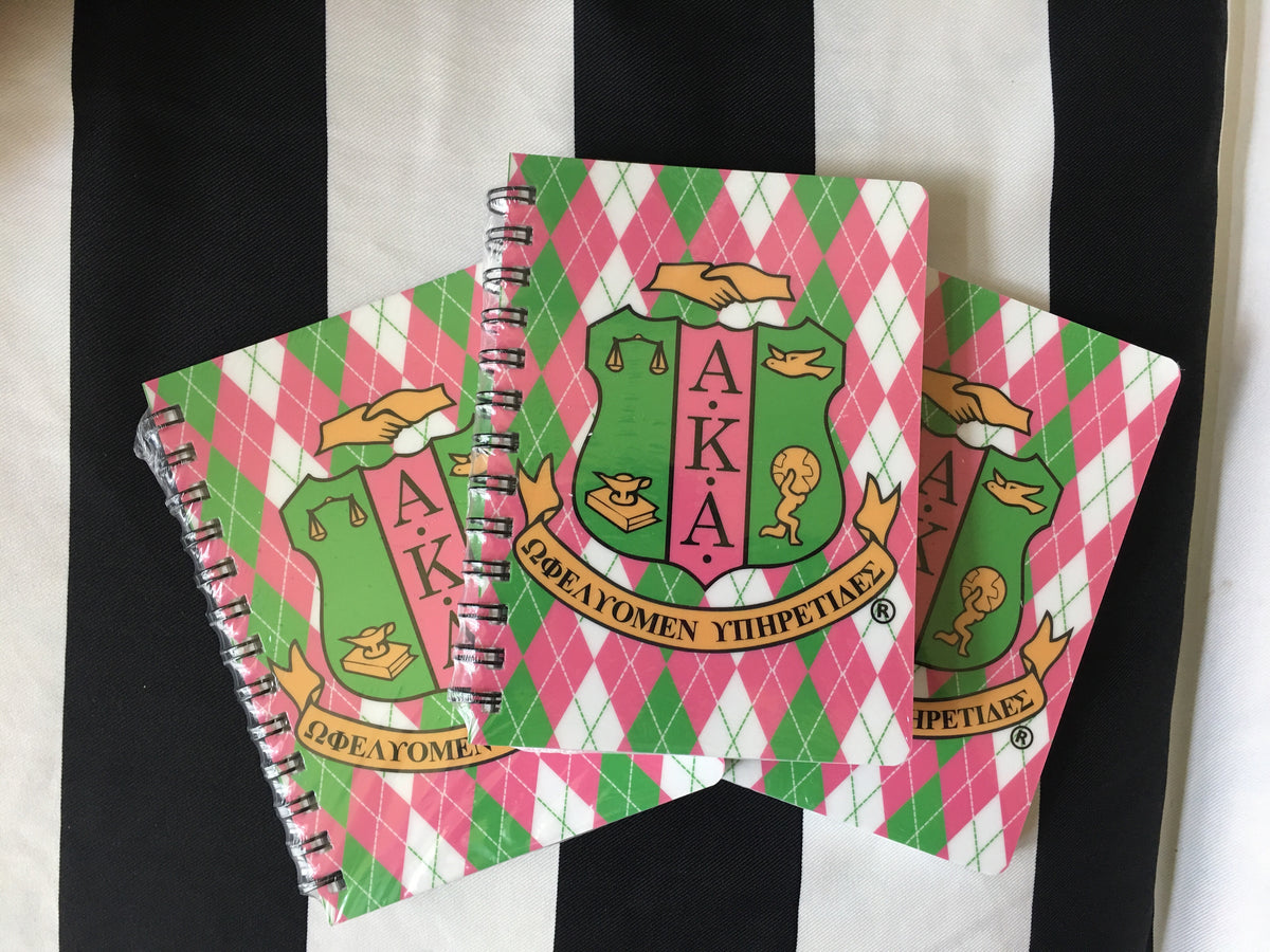 AKA & Argyle Spiral Notebook - 5x7 – Joan's Monogram